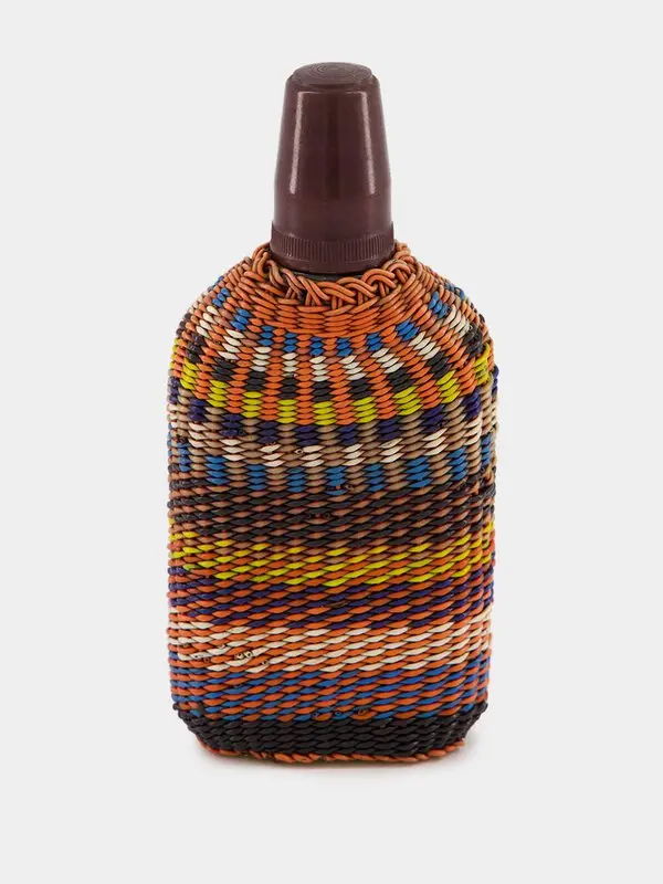 All Origine Woven Glass Flask - Multicolour