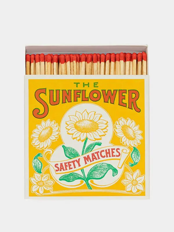 ARCHIVIST Sunflower Luxury Matchbox - Multicolour