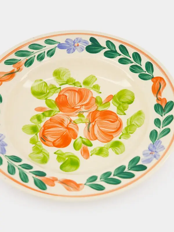 ALL ORIGINE Transylvanian Floral Soup Plate