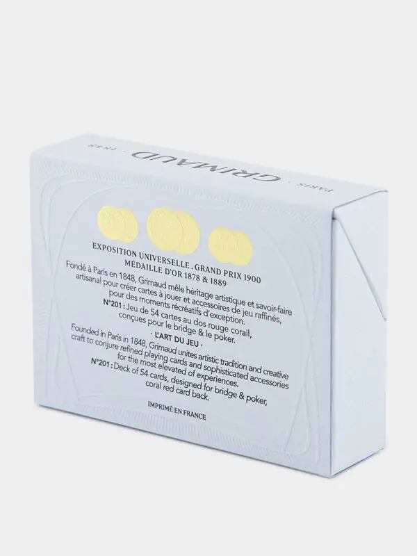 GRIMAUD N°201 Playing Cards In Coral