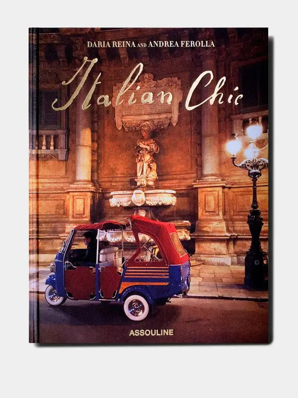 Assouline Italian Chic Hardcover Book - Brown