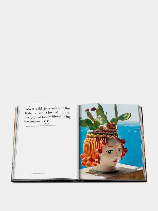 Assouline Italian Chic Hardcover Book - Brown