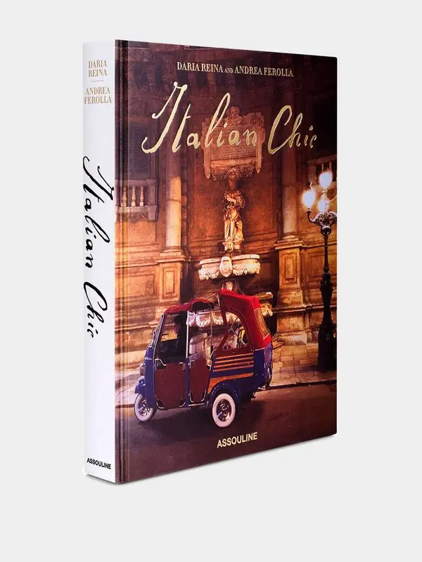 Assouline Italian Chic Hardcover Book - Brown