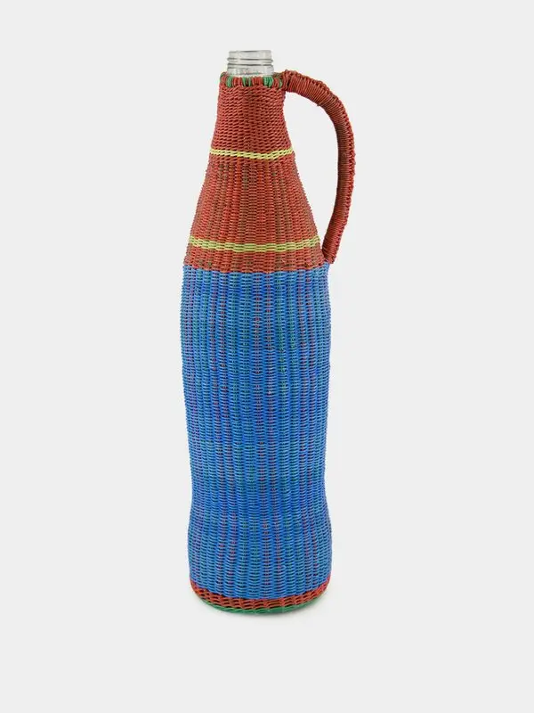 All Origine Woven Glass Flask - Multicolour