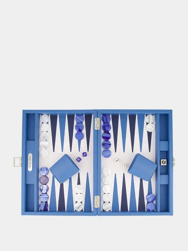 HECTOR SAXE PARIS Buffalo Limoges Medium Backgammon Set