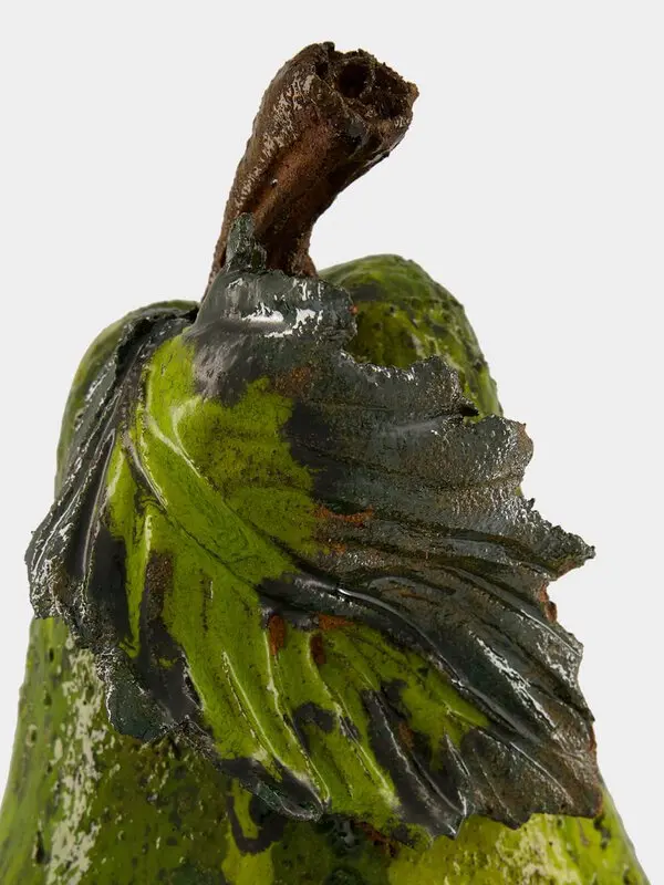 STUDIO BONGARD Medium Large Ceramic Pear Sculpture