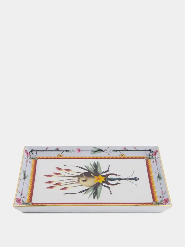 La DoubleJ Leafbug Porcelain Tray