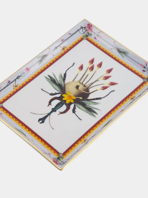 La DoubleJ Leafbug Porcelain Tray