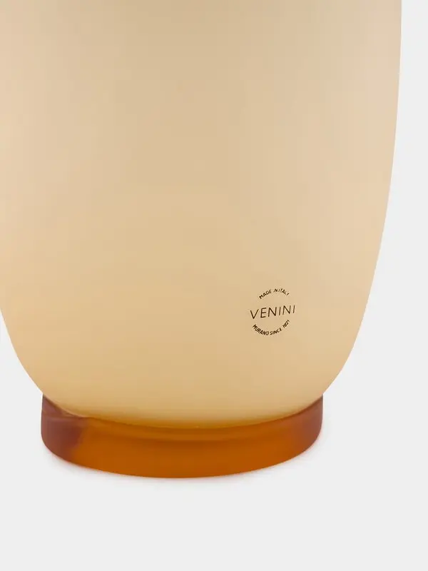 VENINI Pesca Opalino 30 Glass Vase