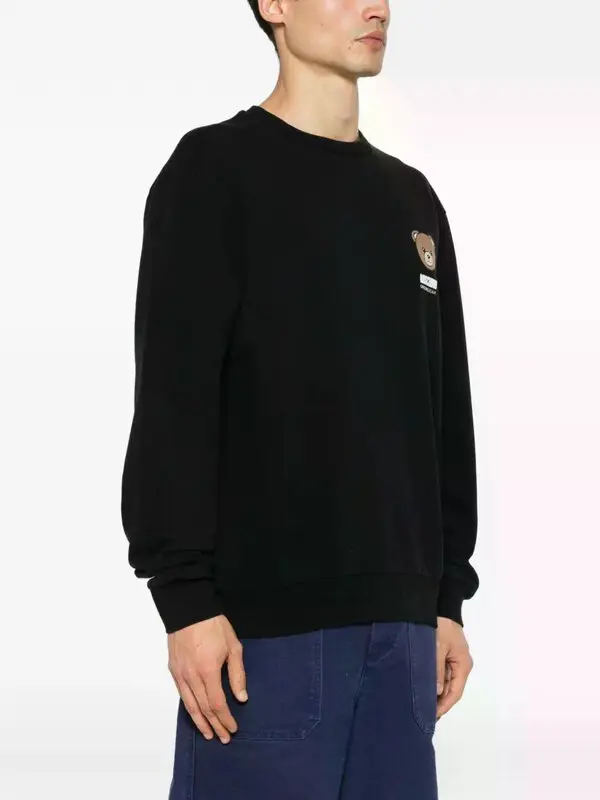 Moschino Bear-print Crewneck Sweatshirt
