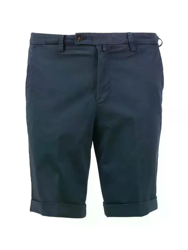 BRIGLIA 1949 Welt-pockets Bermuda Shorts - Blue