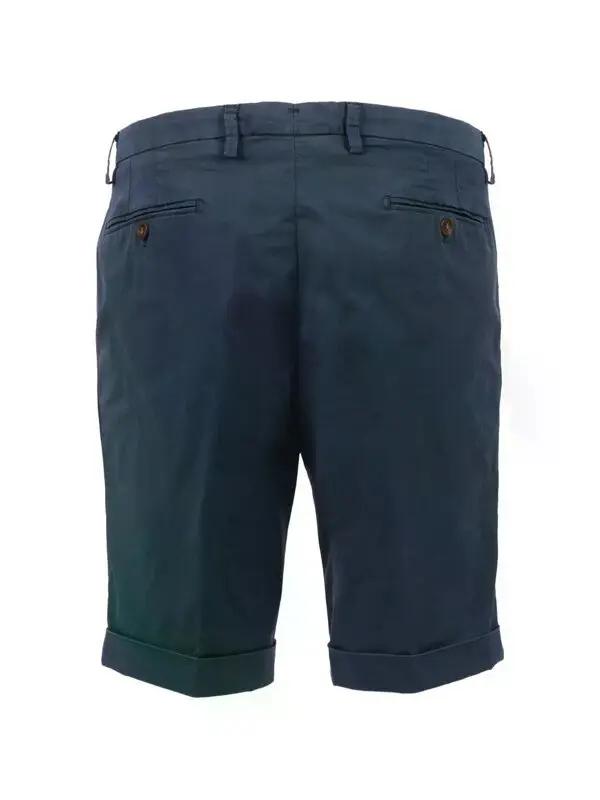 BRIGLIA 1949 Welt-pockets Bermuda Shorts - Blue