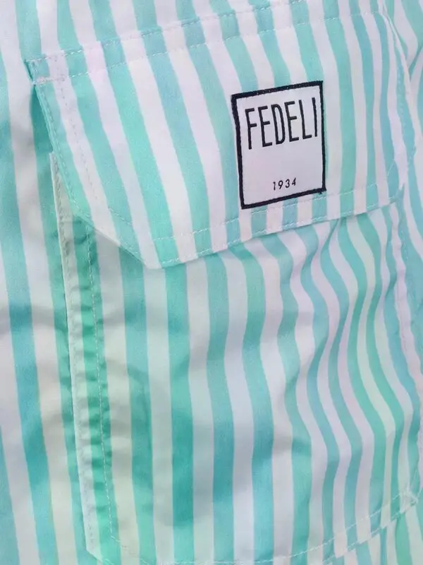 Fedeli Striped Swim Trousers