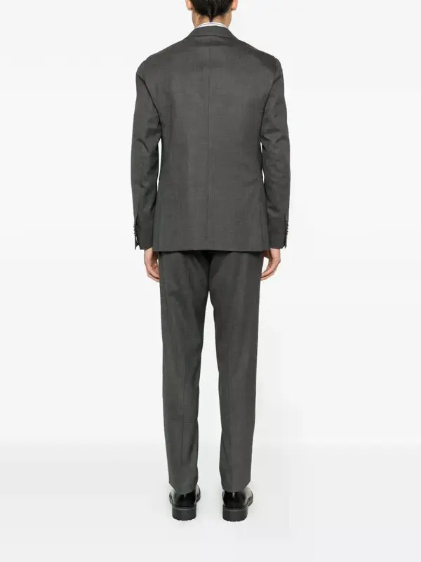LARDINI Button-fastening Suit - Grey