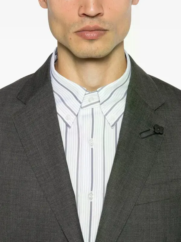 LARDINI Button-fastening Suit - Grey