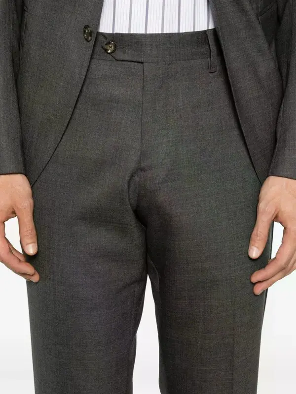 LARDINI Button-fastening Suit - Grey