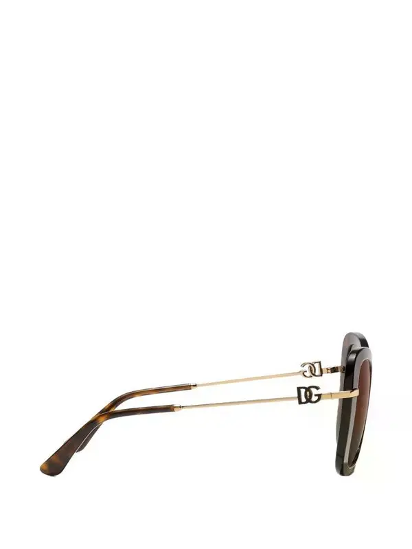 Dolce & Gabbana Oversized Sunglasses - Brown