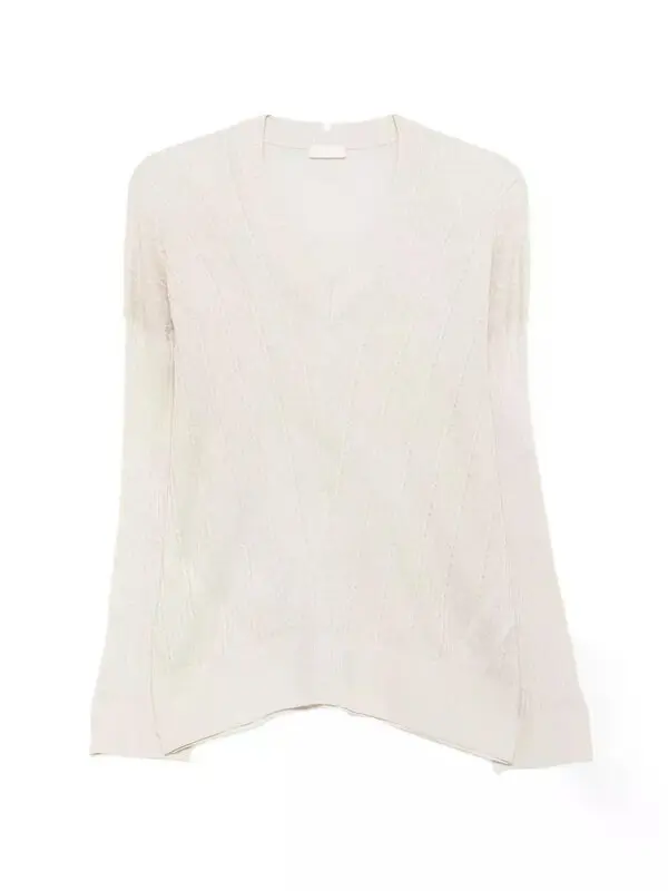 Liu Jo V-neck Long-sleeve Sweater