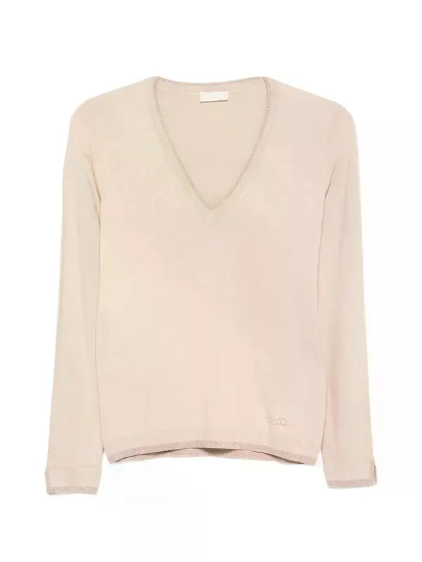 Liu Jo V-neck Sweater - Neutrals