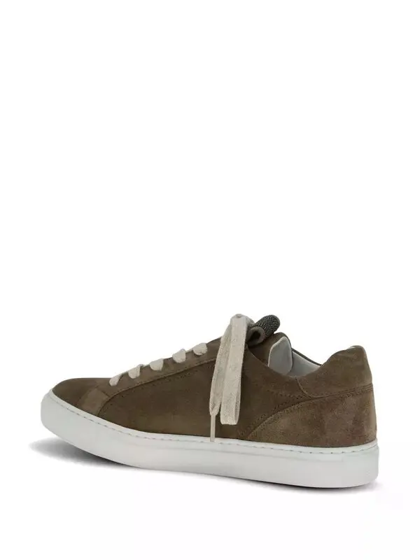 Brunello Cucinelli Suede Low Top Sneakers