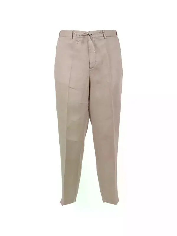 BRIGLIA 1949 Drawstring Trousers - Neutrals