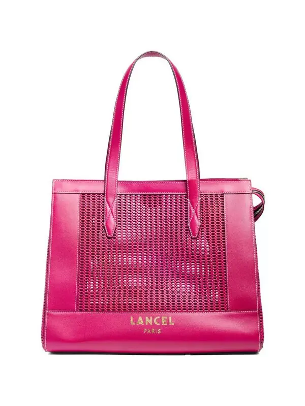 LANCEL Cut-out Zip Tote Bag