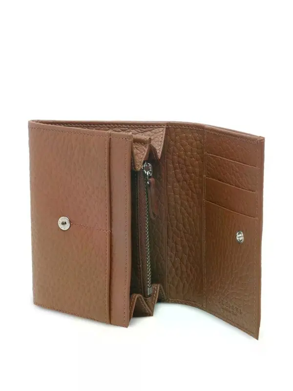 Orciani Small Leather Wallet - Brown