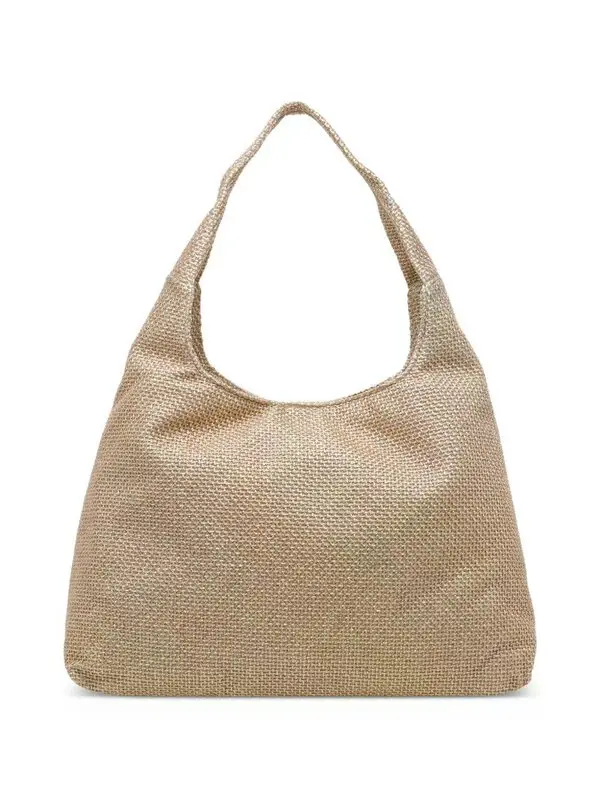 JIMMY CHOO Raffia Shoulder Bag - Neutrals