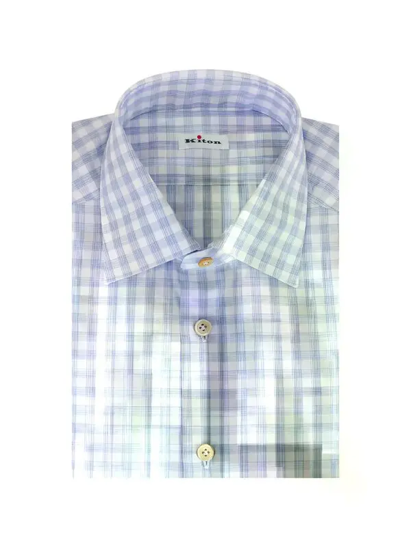 Kiton Checked Shirt
