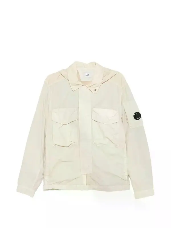 C.P. COMPANY Hooded Overshirt - Neutrals