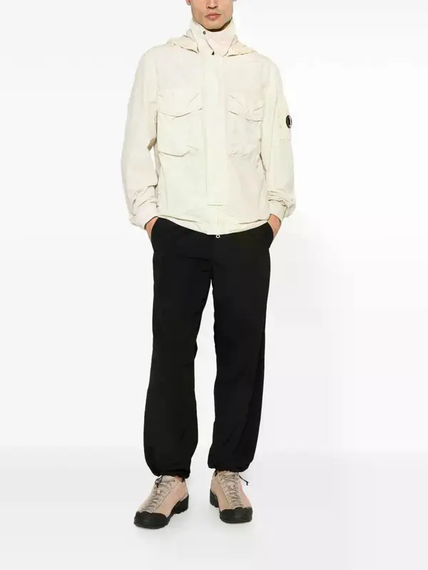 C.P. COMPANY Hooded Overshirt - Neutrals