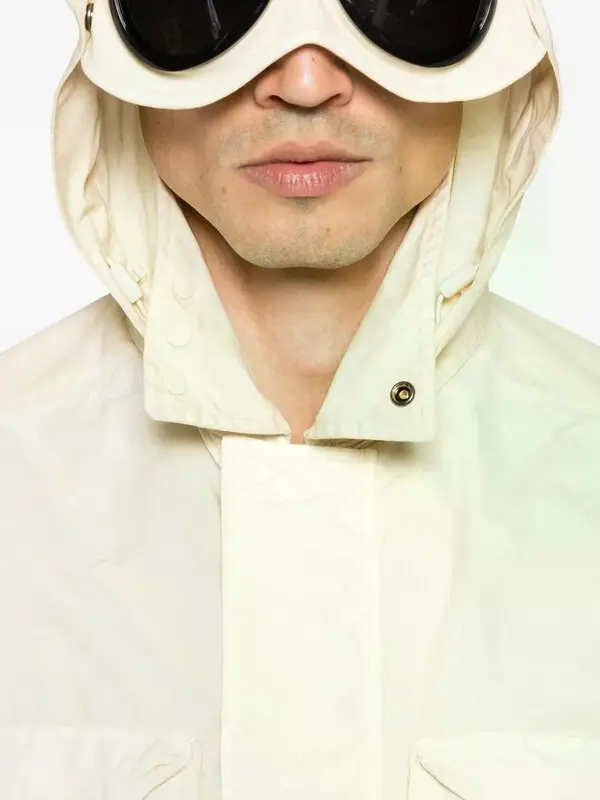 C.P. COMPANY Hooded Overshirt - Neutrals