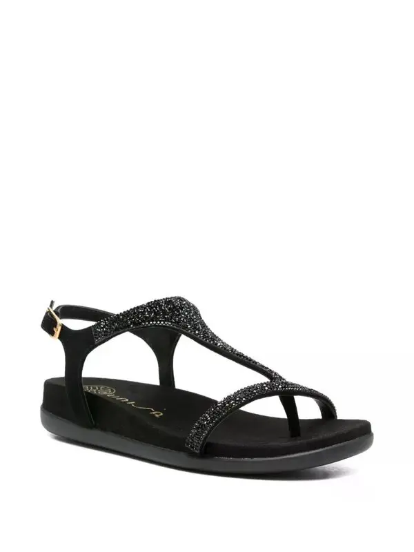 Unisa Embellished Leather Sandals With Buckle Fastening