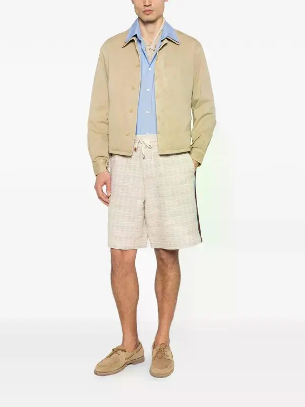 Drole De Monsieur Side-stripe Shorts