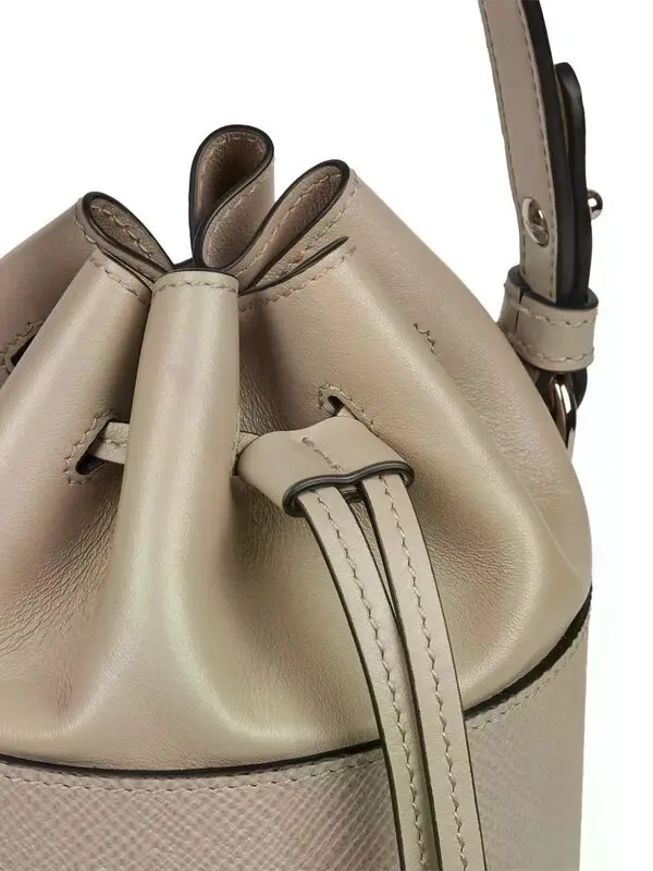Smythson Drawstring Panama Wine Tote