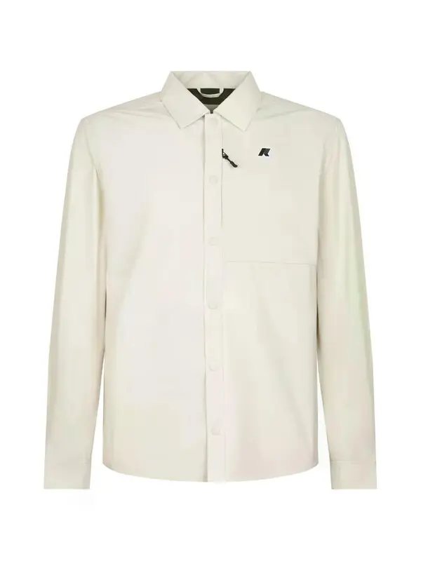 K-WAY Button-down Jacket With Logo Detail