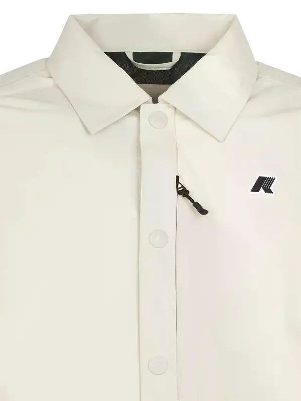 K-WAY Button-down Jacket With Logo Detail