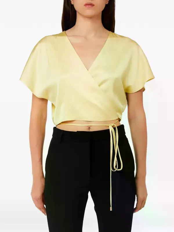 Liu Jo V-neck Tie Top