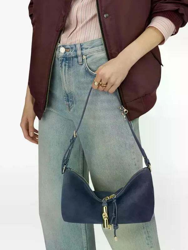 Furla Zip Shoulder Bag - Blue