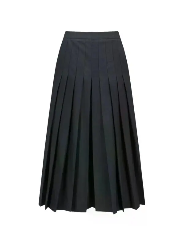 AMOMENTO Pleated Culotte Trousers
