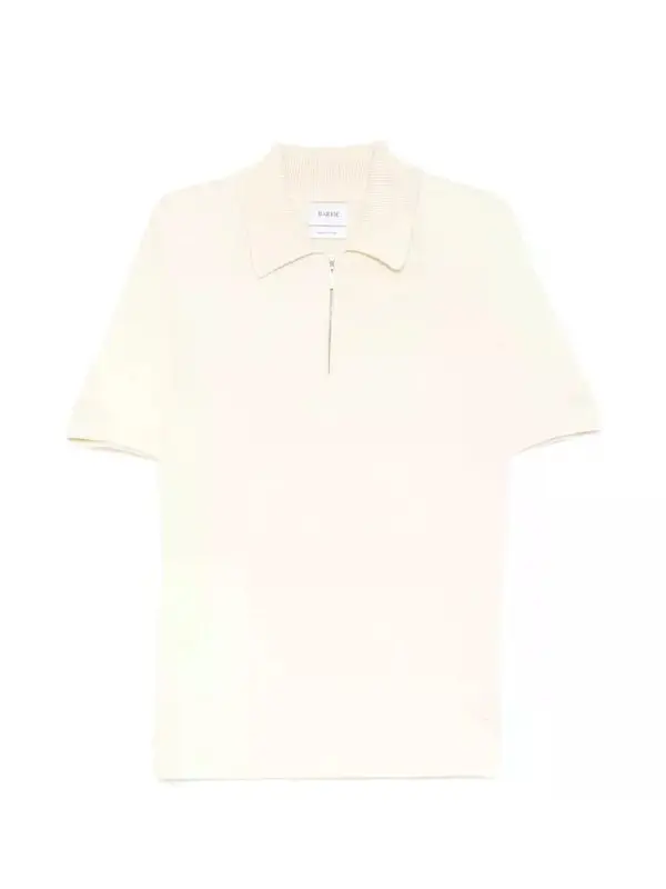 BARRIE B-label Cashmere Polo Shirt - Neutrals
