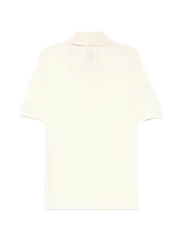 BARRIE B-label Cashmere Polo Shirt - Neutrals