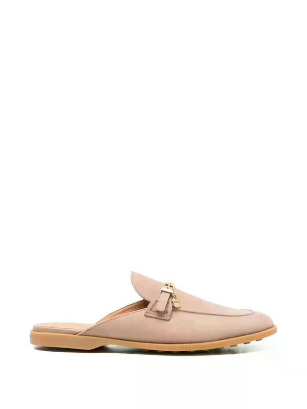 TOD'S Buckle Mules - Neutrals
