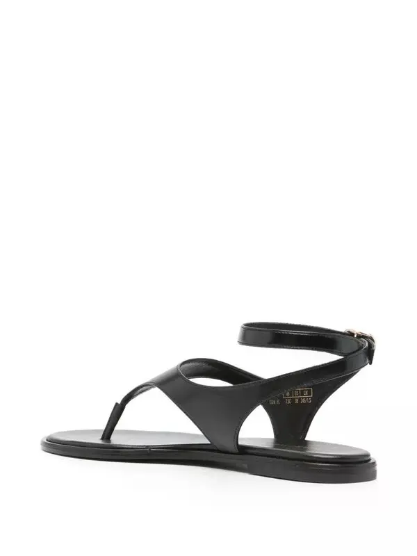 STUART WEITZMAN Marley Flat Sandals - Black
