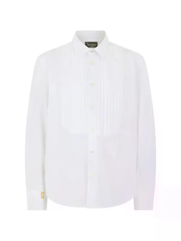 BILLIONAIRE Pleated Shirt - White