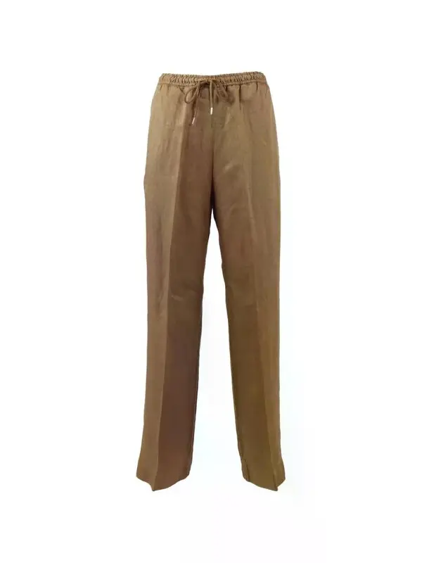 BRIGLIA 1949 Drawstring Trousers - Brown