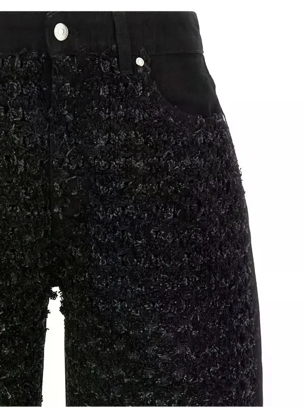 Stella McCartney Bouclé Detailed Jeans