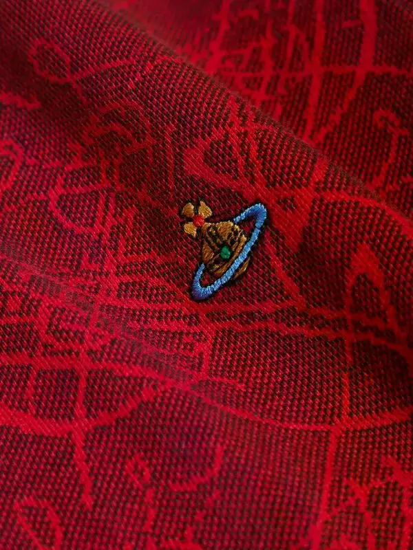 VIVIENNE WESTWOOD Graffiti-logo Polo Shirt