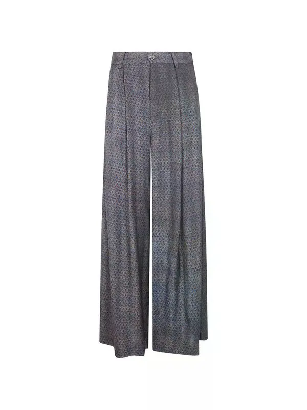 UMA WANG Patterned Palazzo Pants