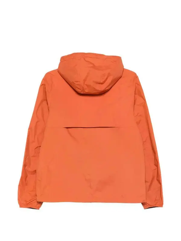 K-WAY Hooded Zip Jacket - Orange